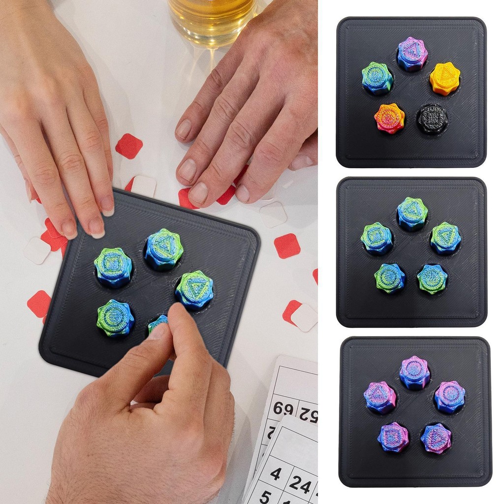 5Pcs Gonggi Stones Set with Base Traditional Korean Game Gonggi Jack ...