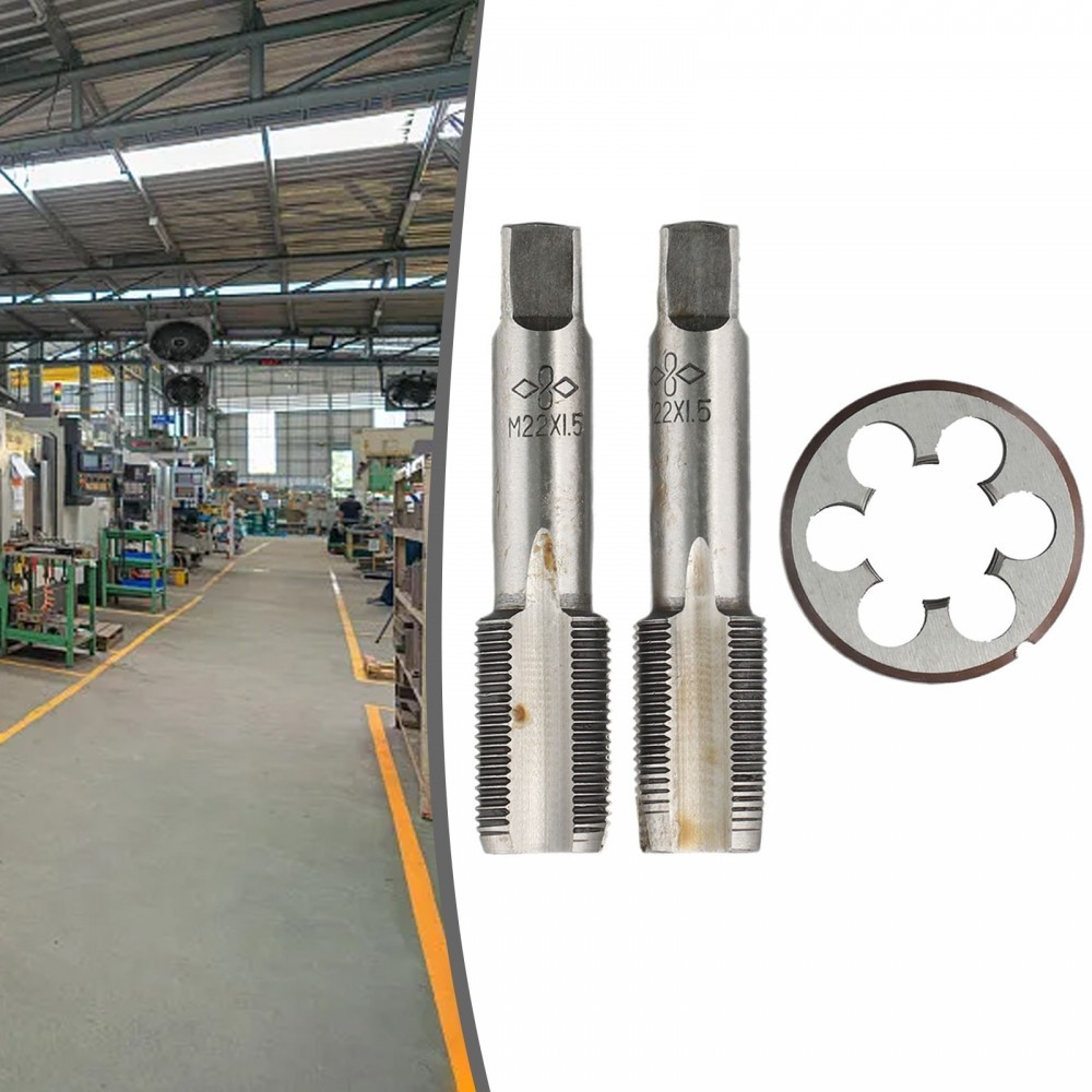 Tap & Die Set Hand Tools Metric Thread Right Hand HSS M22 X 1.5mm ...