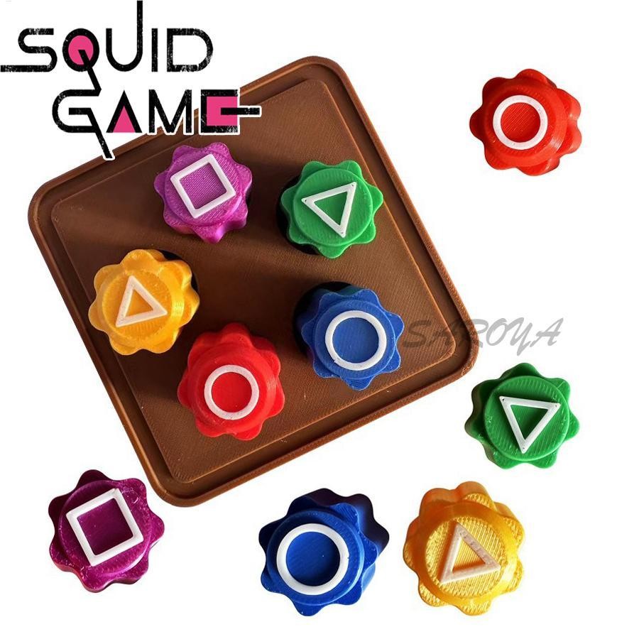 Traditional Korean Gonggi Set 3D Printed Gonggi Stones | Squid Game 2 ...