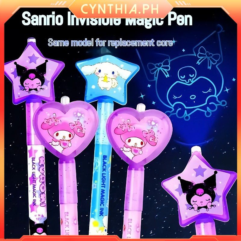 Sanrio Kawaii Cinnamoroll Kuromi Invisible Pen Cute Cartoon My Melody ...