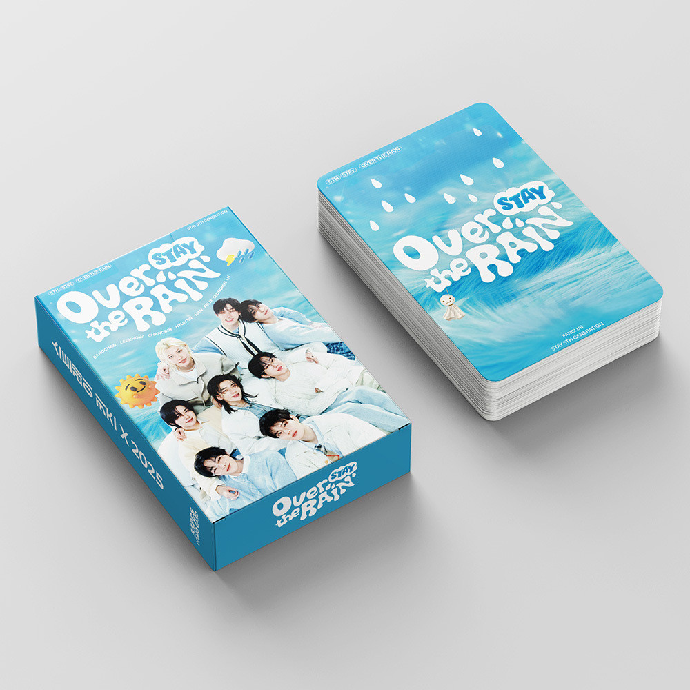 55pcs STRAY KIDS SKZ HOP Lomo cards HIP TAPE 5Th Fan Club Stay Over The ...