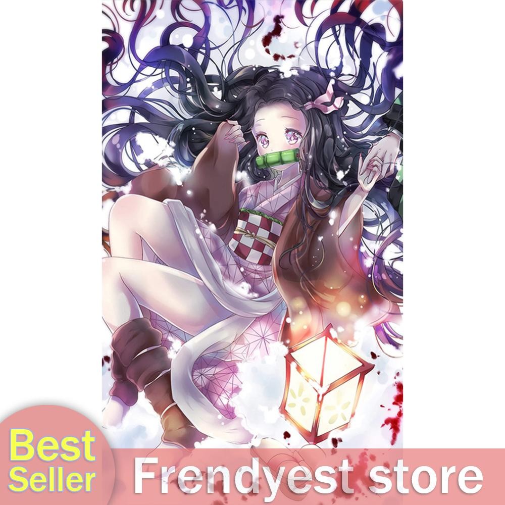 Paint By Numbers Kit On Canvas DIY Oil Art Nezuko Kamado Picture Decor30x50cm | Shopee Philippines
