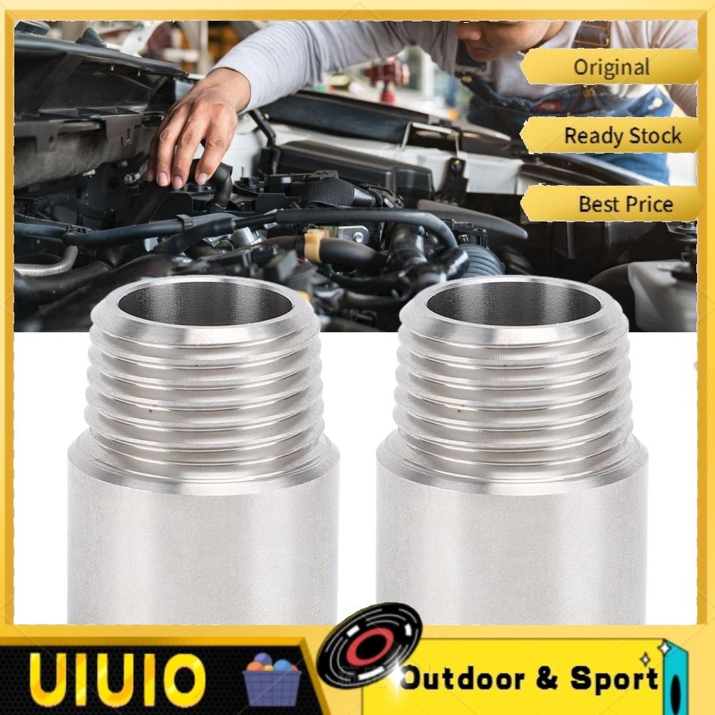 Uiuio Pair of 1/2 Inch NPT Male to Female Pipe Fitting Stainless Steel ...