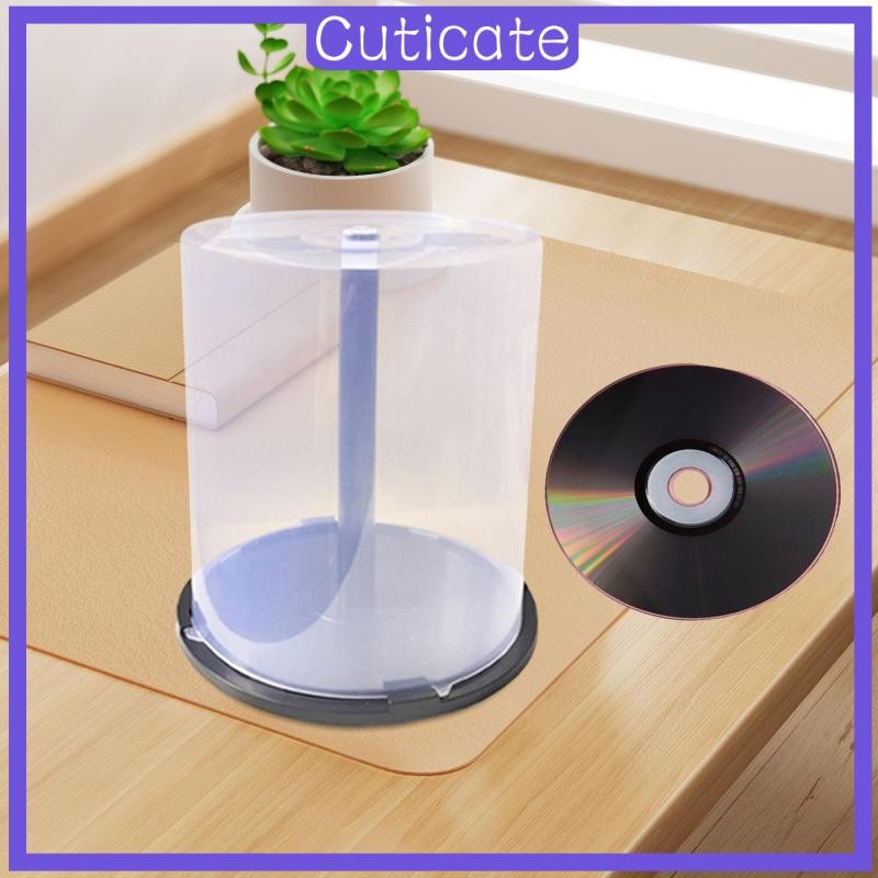 [CUTICATE] CD Storage Bucket 100 Discs DVD Storage Rack Container Empty ...