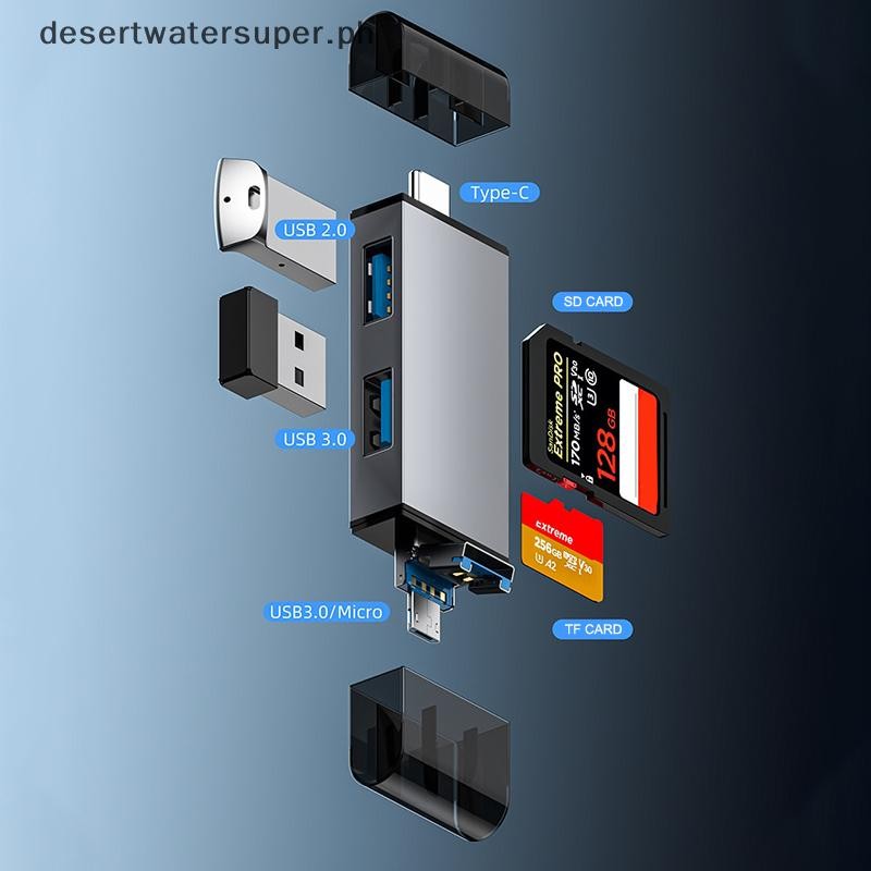 DSPH 7 In 1 Card Reader Multifunction USB 3.0 Micro TF SD Card Memory ...