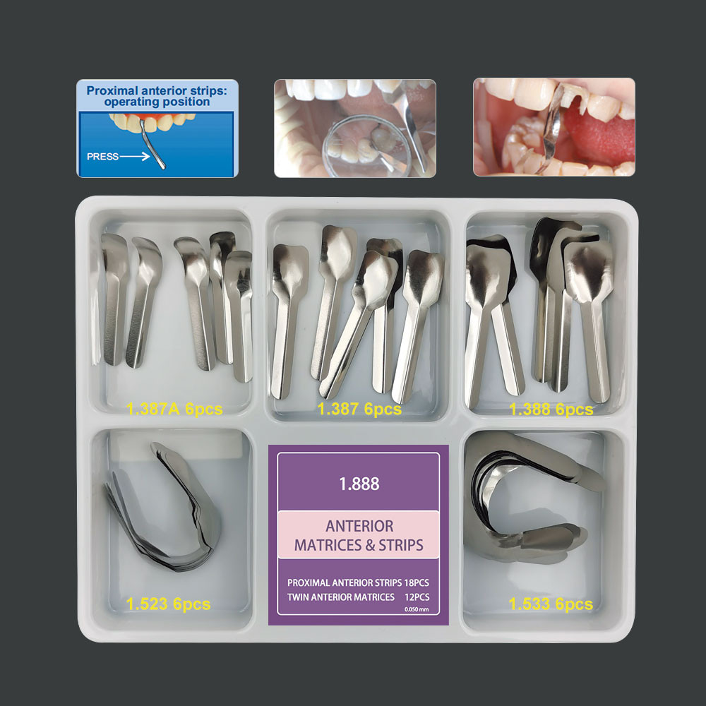 Box Dental Proximal Anterior Strips Large Small Twin Anterior Matrices ...