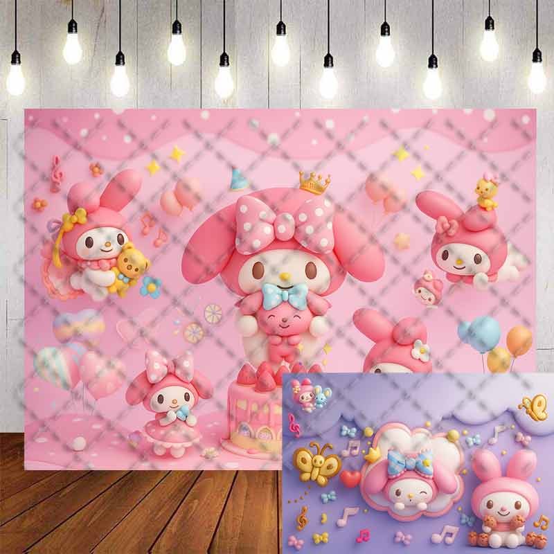 Melody Backdrop For Baby Shower New Born Cake Smash Boy Girl One Year ...