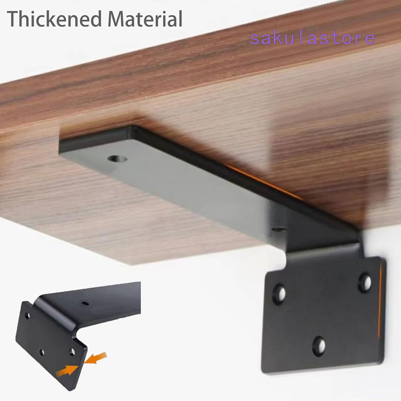 SKL Steel Heavy Duty Concealed Floating Wall Bracket Front and Back ...