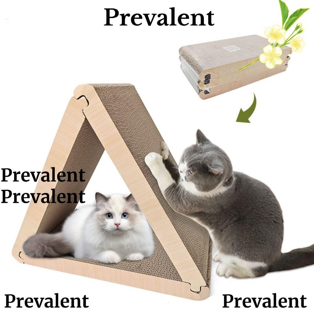 PREVA Cats Tower Scratcher, Vertical Triangular Scratching Post ...
