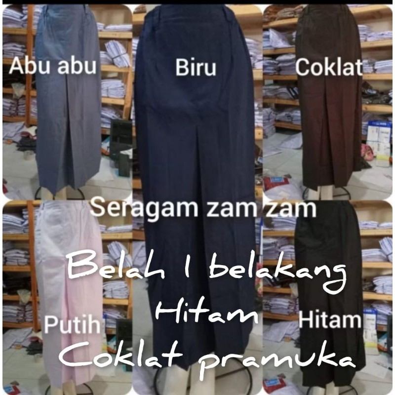 Original long split span skirt 1 sma SMK uniform junior high school ...