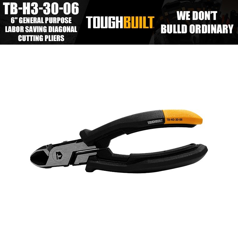 ToughBuilt TB-H3-30-06 6" General Purpose Labor Saving Diagonal Cutting ...