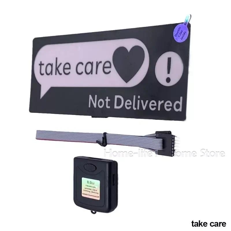 LED Car Window Sticker Windshield Auto Moto Safe Decals Decoration ...