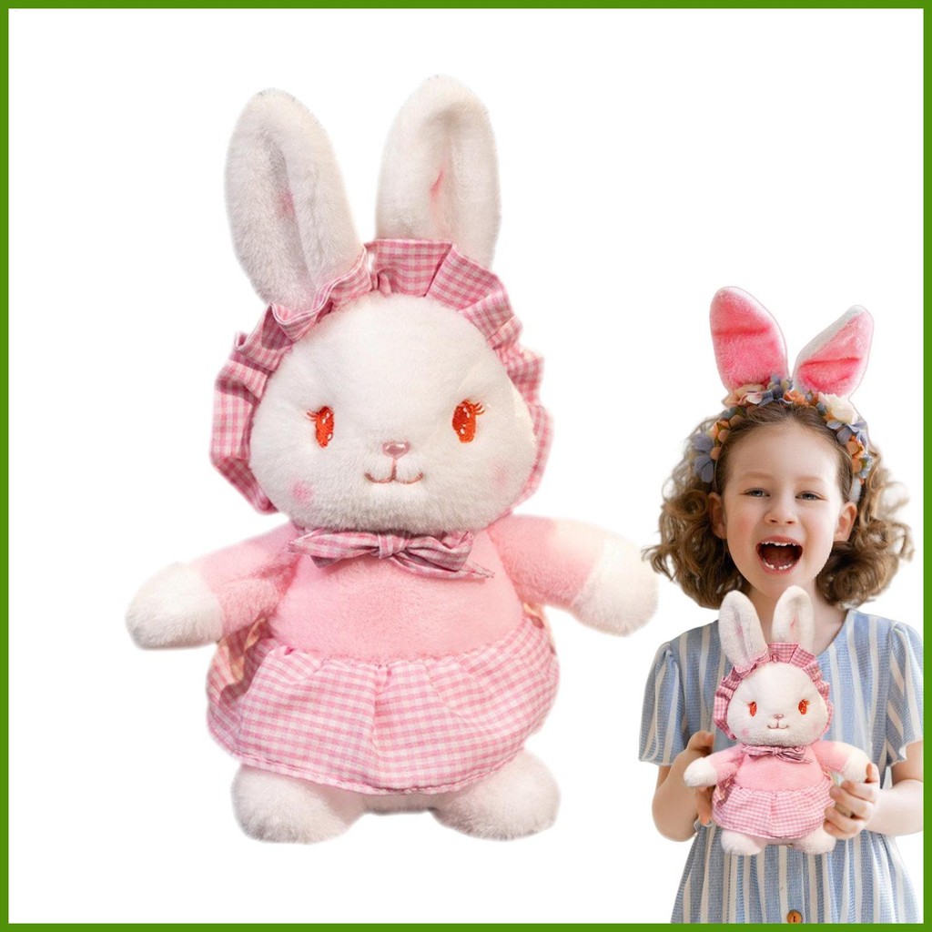 Bunny Stuffed Animal Easter Rabbit Plush Doll Comfortable Touch Animal ...