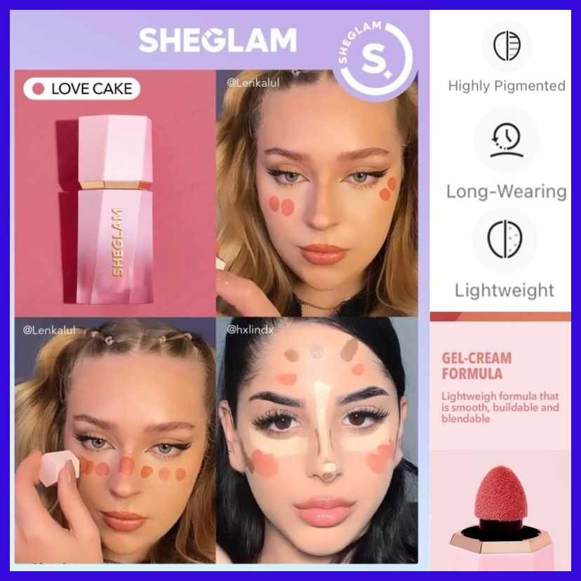 SHEGLAM>c&ColorW-Bloomf-Liquids-PremiumV-BlushJ-100%Q-Originalwv,Charlotte Tilbury Dupe Cruelty ...