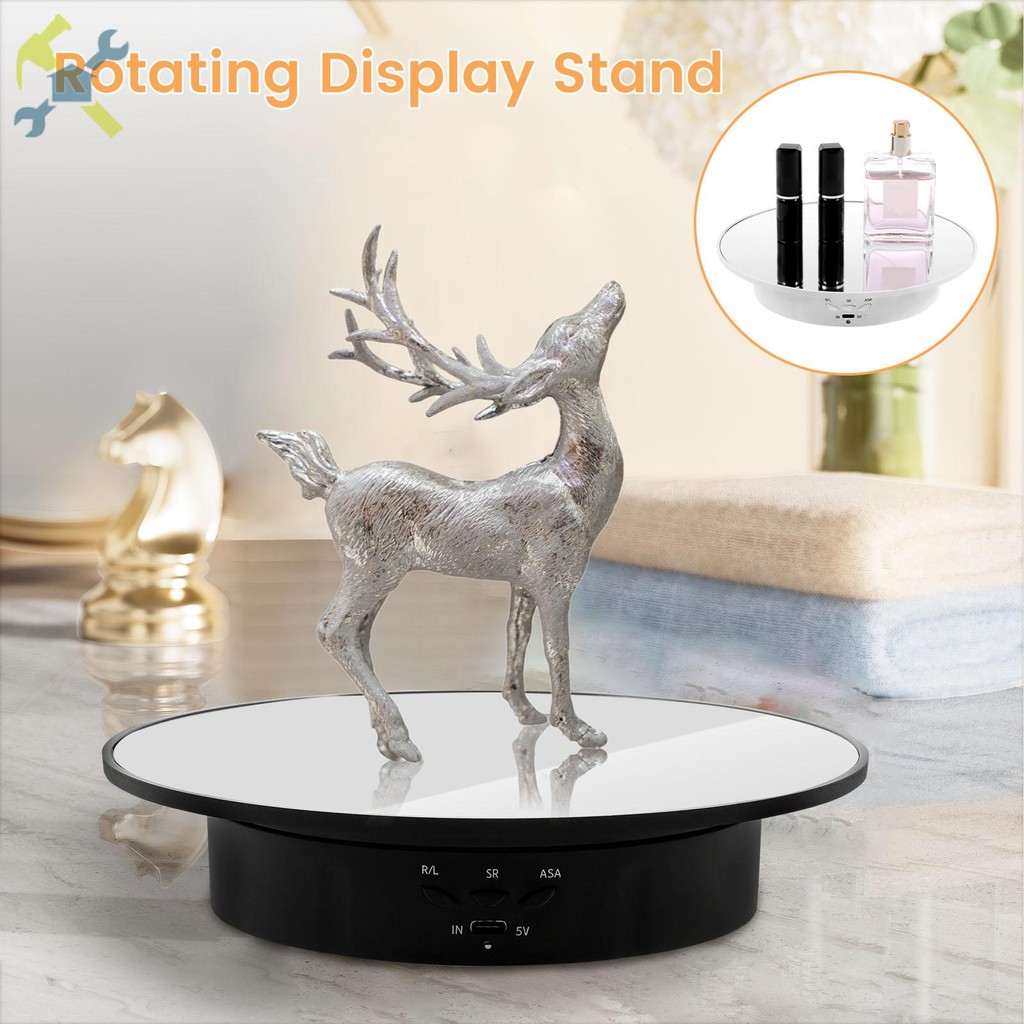 Rotating Display Stand 3 Speeds Motorized Rotating Display 20 cm ...