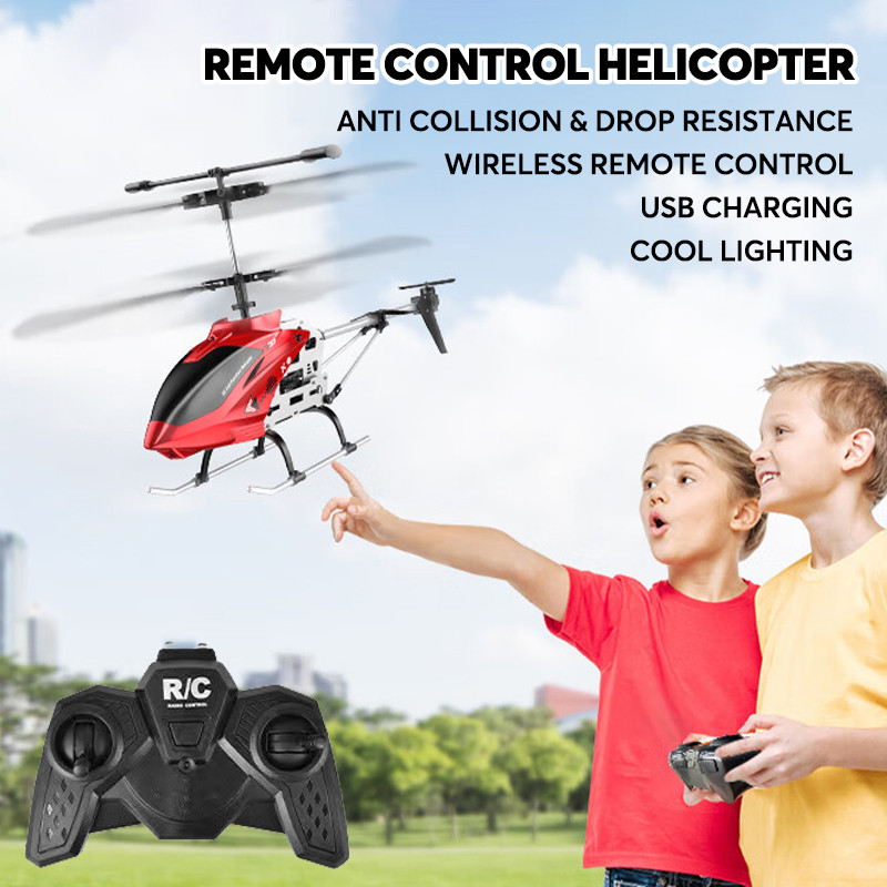 Indoor and Outdoor Remote Control Helicopter Model Drone Aircraft ...