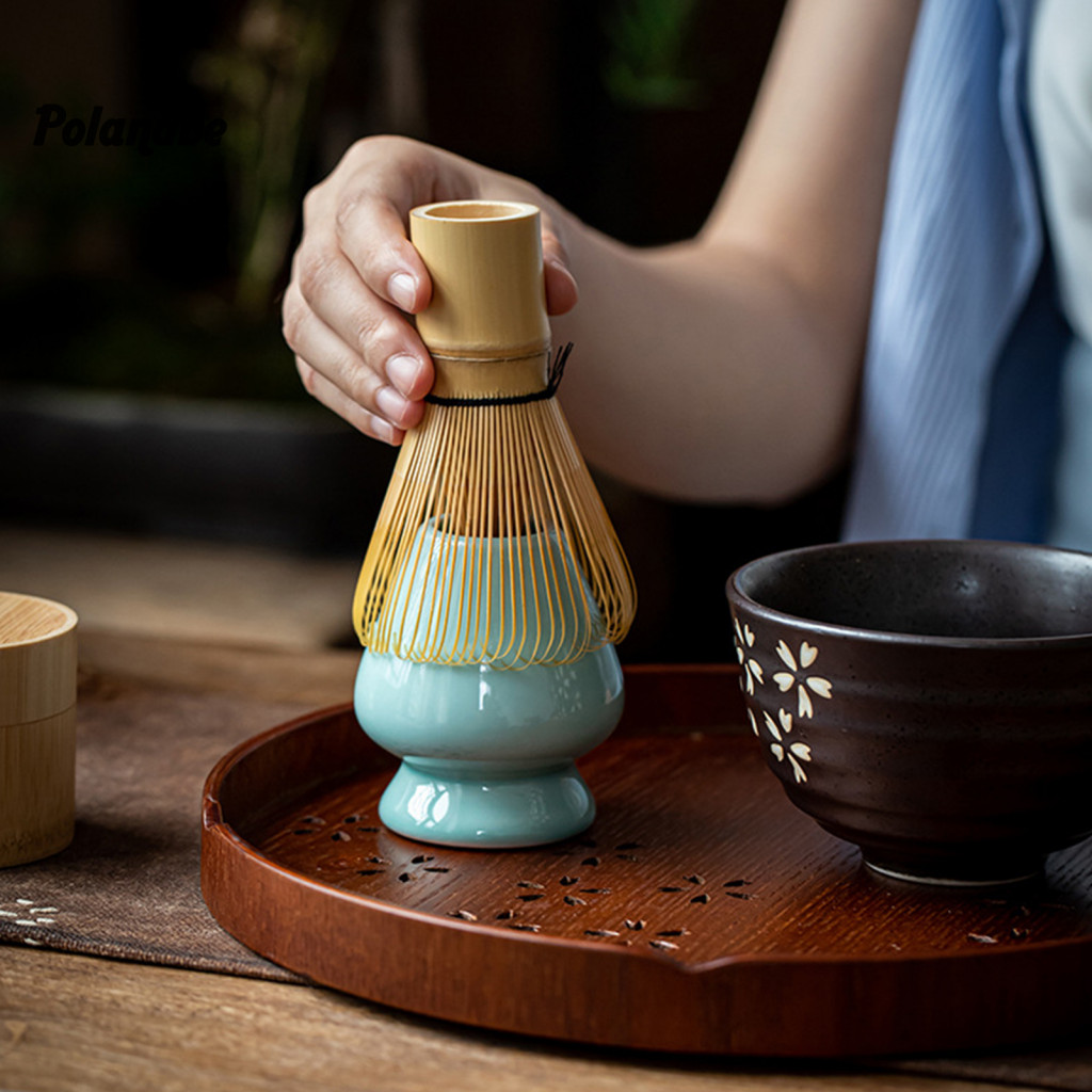 pe Traditional Tea Powder Blender Authentic Handmade Japanese Bamboo ...