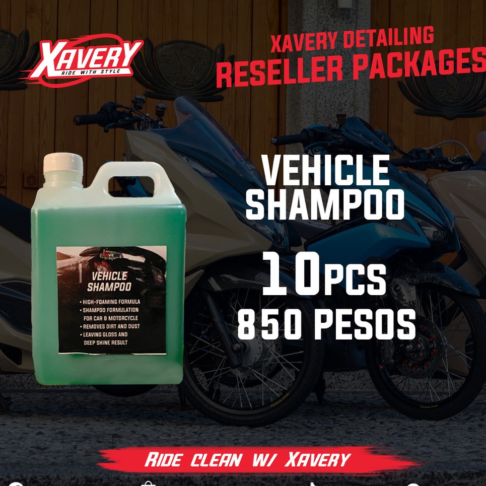 Xavery Detailing Reseller Packages (10PCS) Vehicle Shampoo- Premium ...