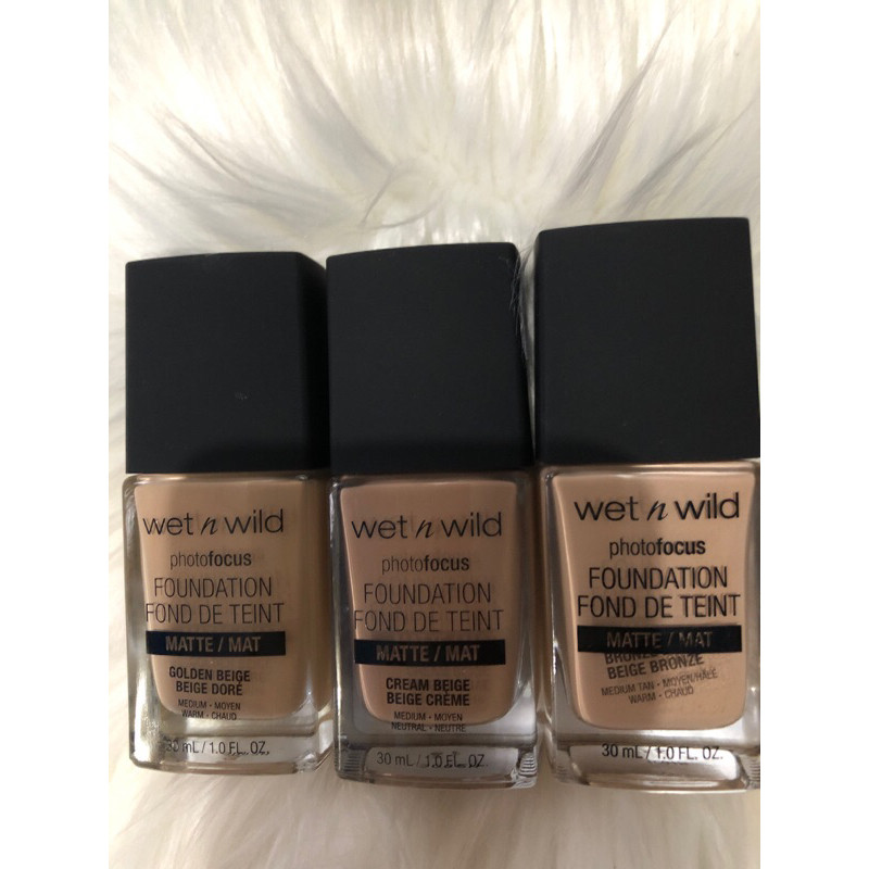 Wet n Wild PHOTO FOCUS MATTE FOUNDATION 30ml | Shopee Philippines