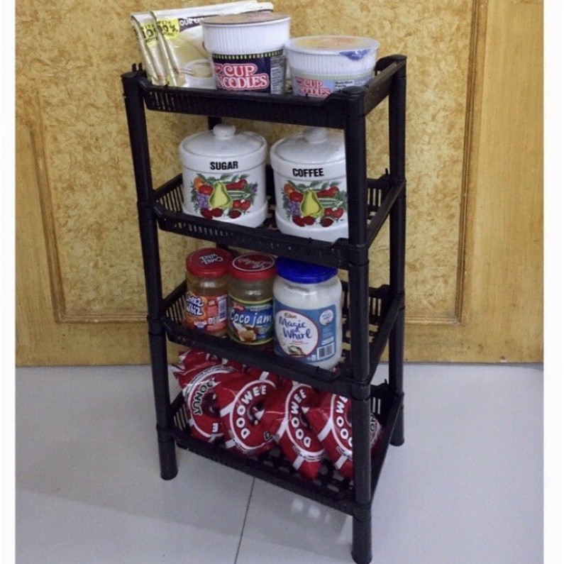 2/4 Layer Storage Rack Pantry Organizer Tray | Shopee Philippines