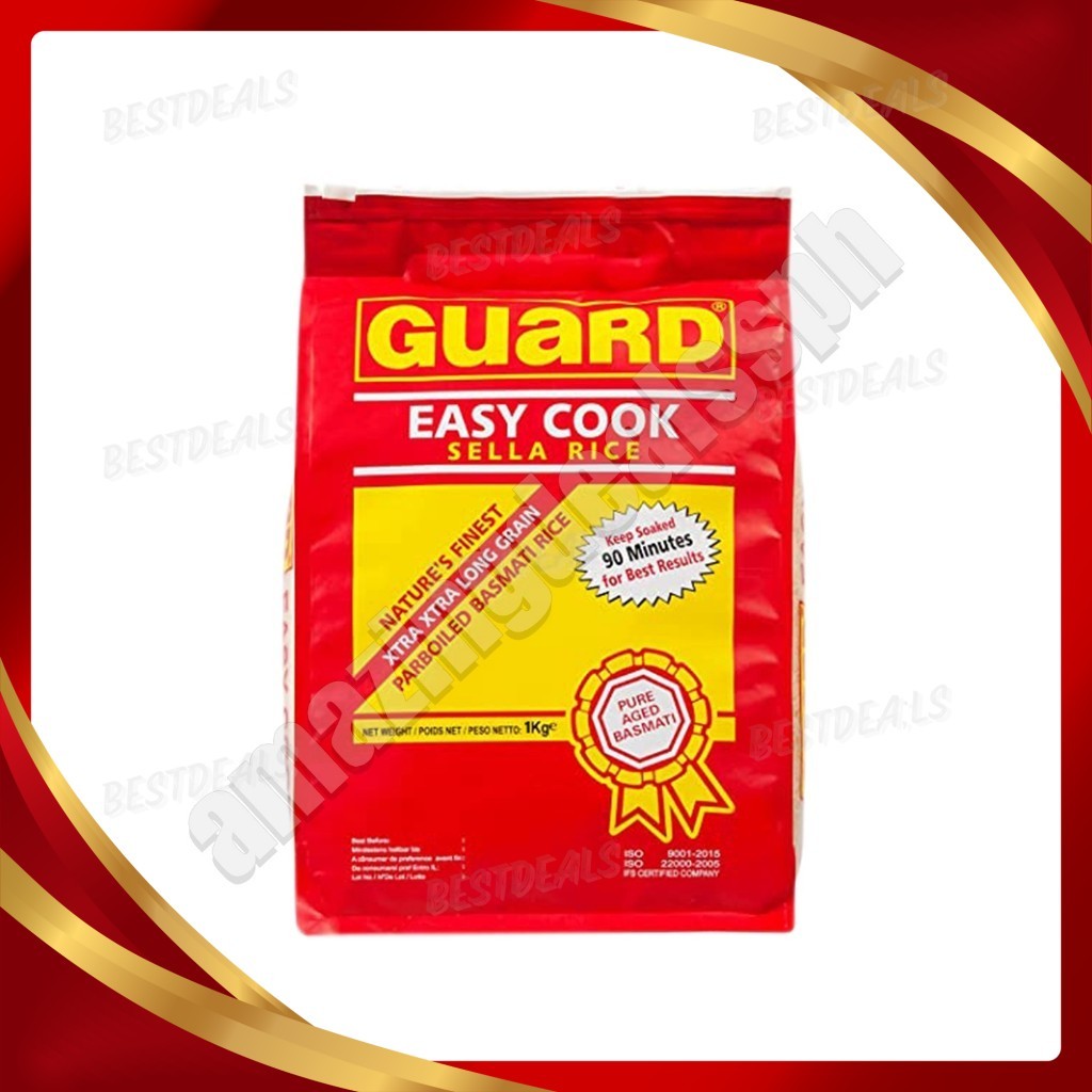 Guard Easy cook 1kg Parboiled Basmati Rice | Shopee Philippines