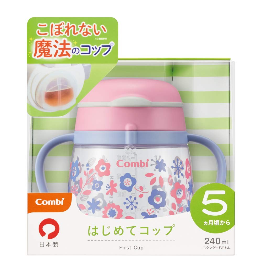 Made in Japan Combi Raku Mug First Cup Flower Pink 1 piece 【Direct from ...