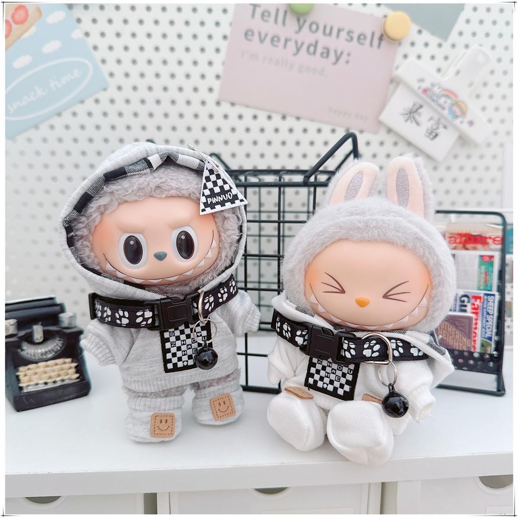 17cm doll LABUBU doll 1/2 Generation Vinyl 17CM LABUBU clothes LABUBU ...