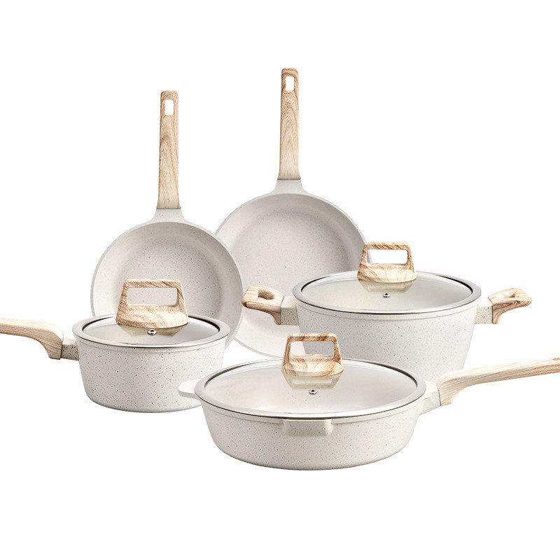 Ceramic Cookware Sets, Pots and Pans Set Nonstick, 11-Piece Induction ...