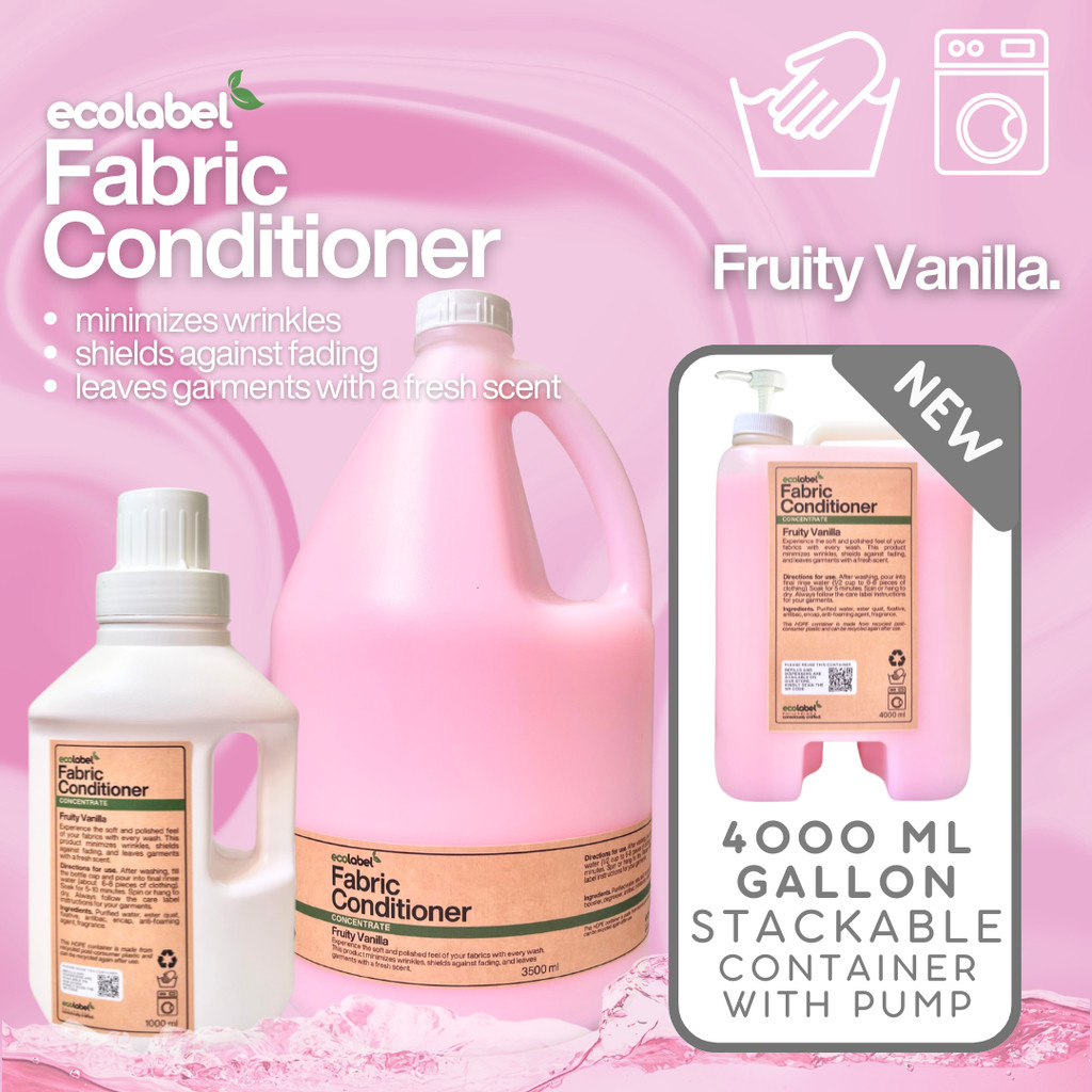 Laundry Fabric Conditioner Fruity Vanilla Scent fabcon softener for ...