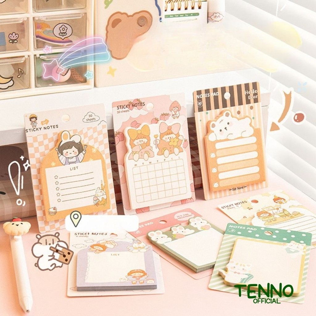 Tenno Sticky Notes Magic Shape Unique Shape Contains 30 Sheets of ...