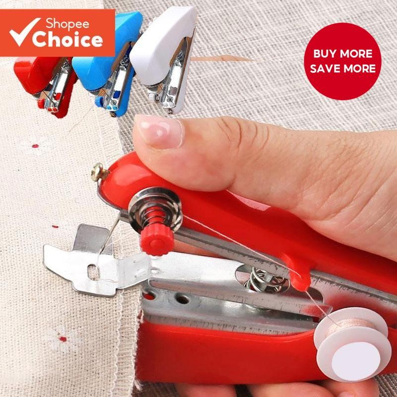 Home Handheld Portable Mini Manual Sewing Machine Handheld Pocket ...