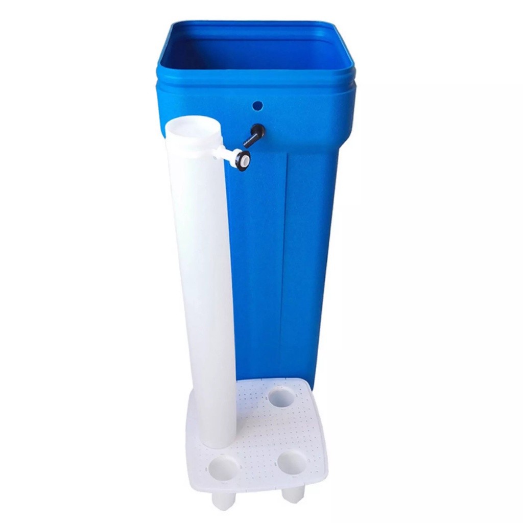 70 Liters Brine Tank White for Water Softener Regeneration of Water ...