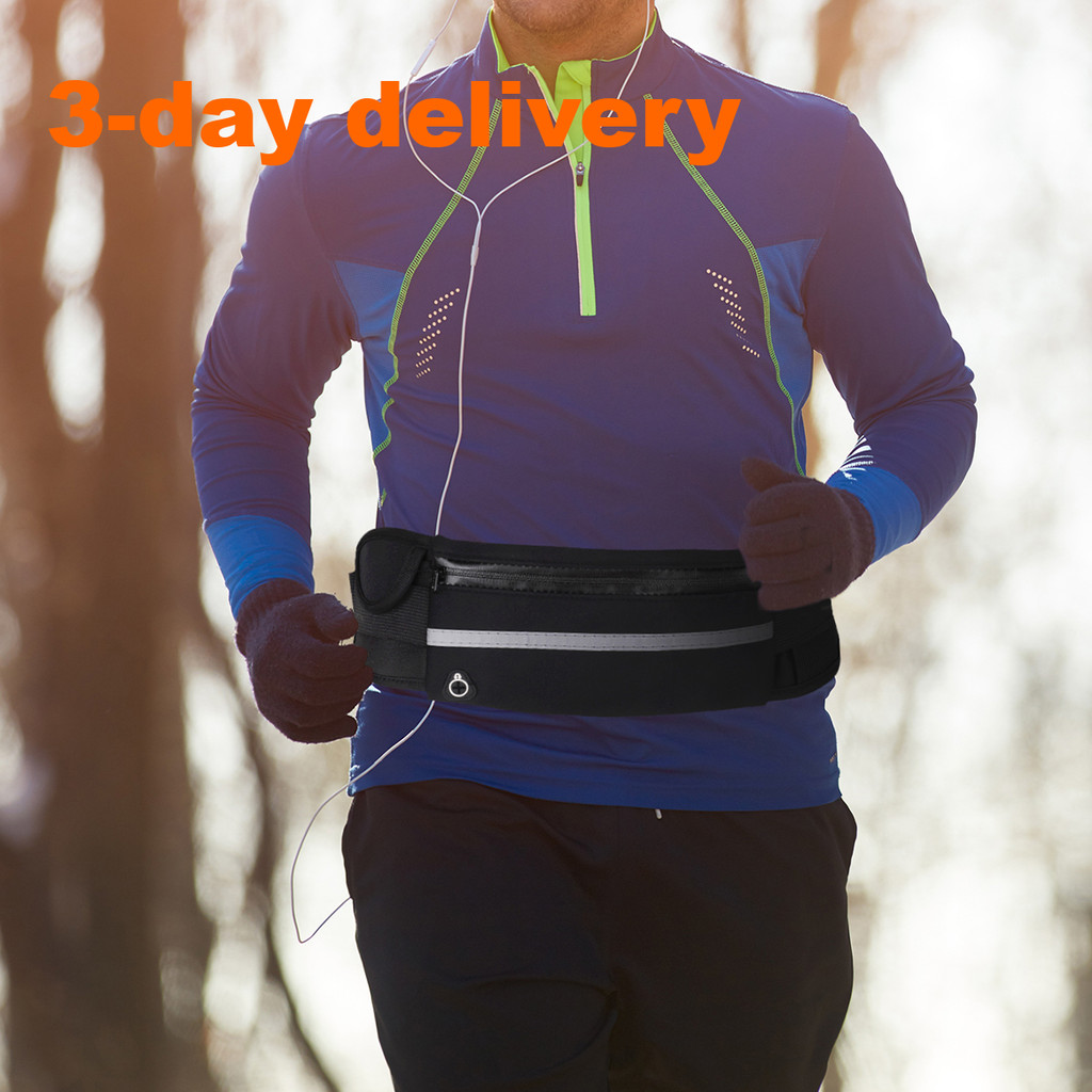(Polaris) Unisex Waterproof Running Belt Adjustable Fitness Waist Pack ...
