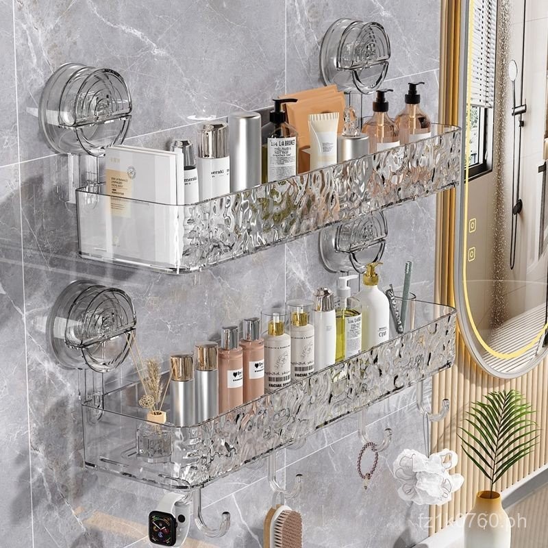 Perforated Storage Rack Perforated Suction Cup Bathroom Wall-mounted ...