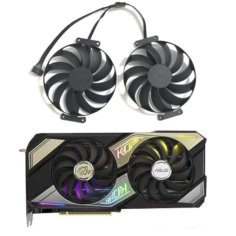 Original 6PIN CF1010U12S DC 12V 0.45A RTX3070 GPU fan for ASUS KO RTX ...