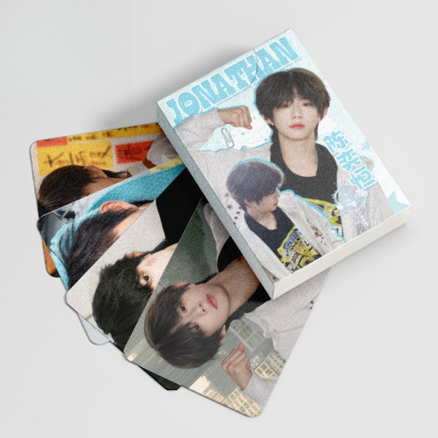 50-55pcs TF Family 4th generation Hologram Laser Lomo Cards Chen Yiheng Zhang Guiyuan ‌Chen ...