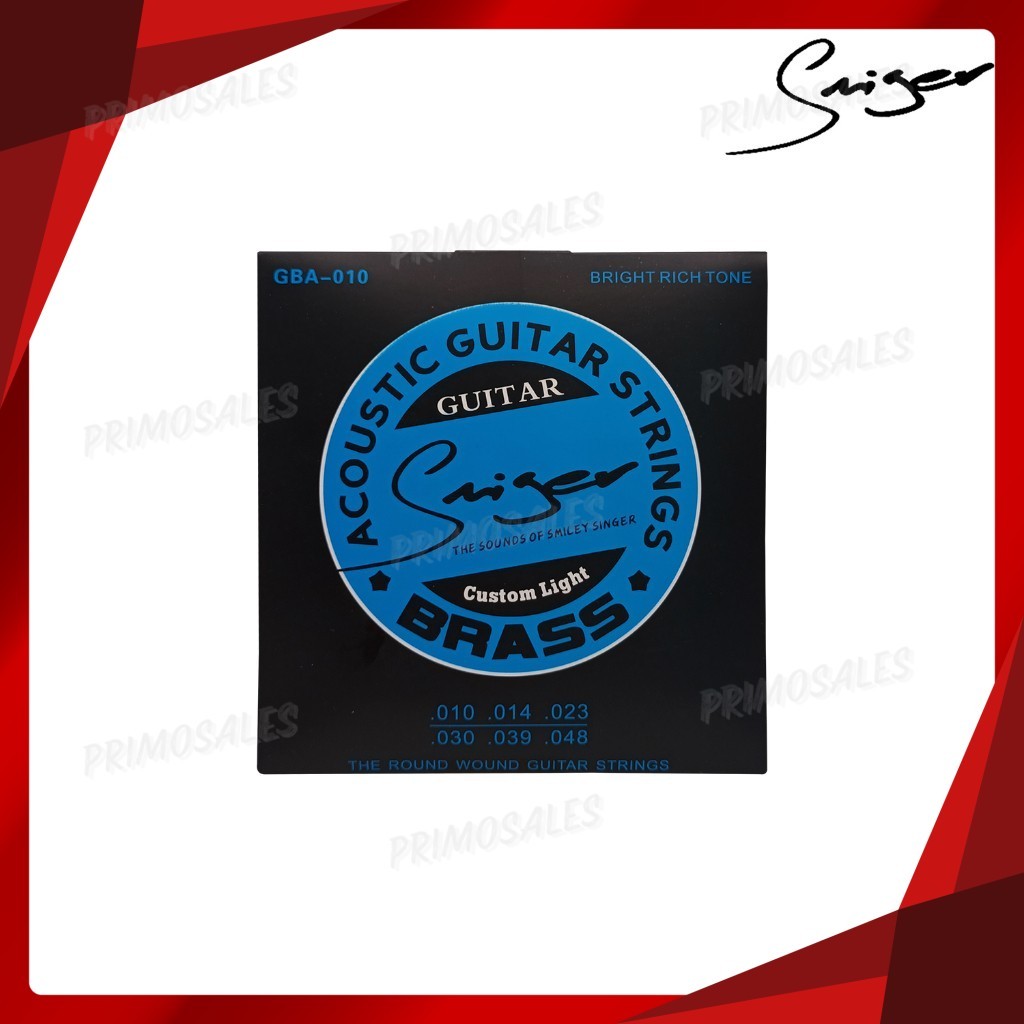 Smiger GBA-010 Acoustic Guitar String Set (with Pin Puller & Pick ...