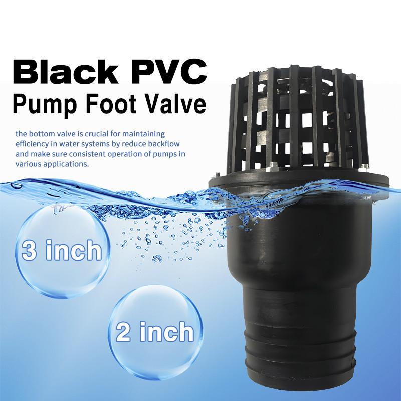 Foot Valve PVC black 2"/3", for water pump suction hose | Shopee Philippines