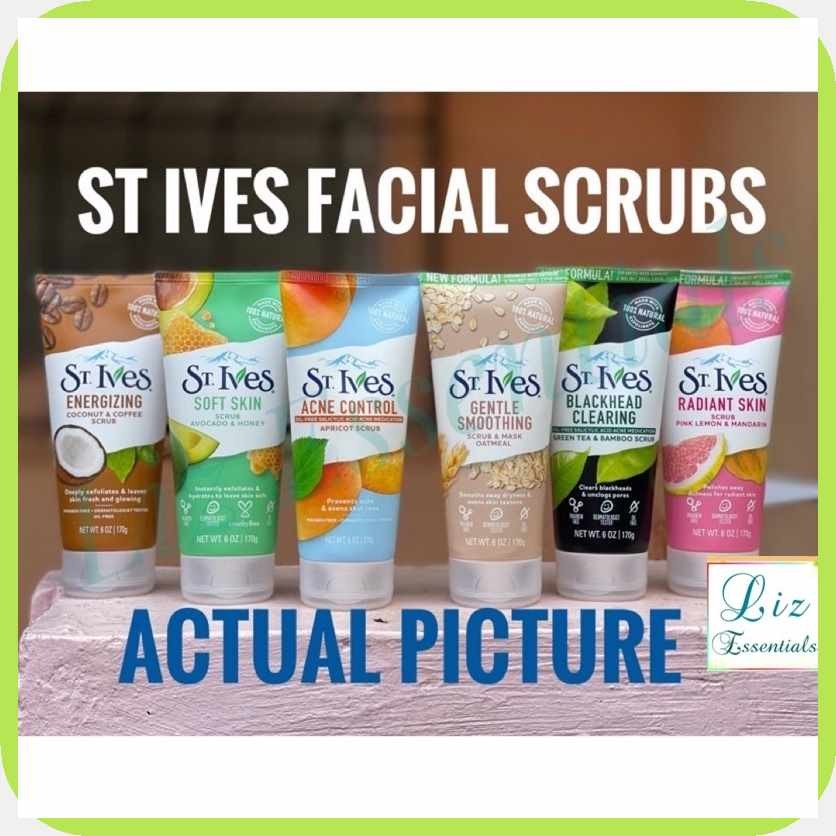 Original,S.St.Ives{aw/Facial}z>Scrub)Vu>made)wh>in)mw>USA)QH>170g | Shopee Philippines