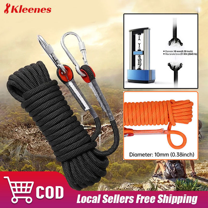 Static Utility Rope Free 2 Carabiners For Outdoor Activities Hammock ...