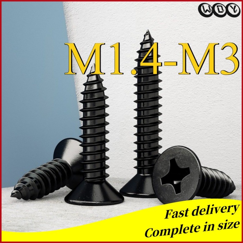 Black Screw / Self-Tapping Flat Head Screw /countersunk head Screw/wood ...