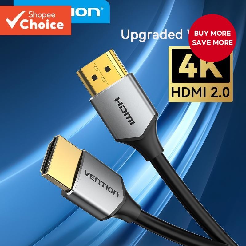 Vention Ultra Thin Hdmi Cable 4K 60Hz Hdmi2.0 Cable For Pc Xbox Gaming ...