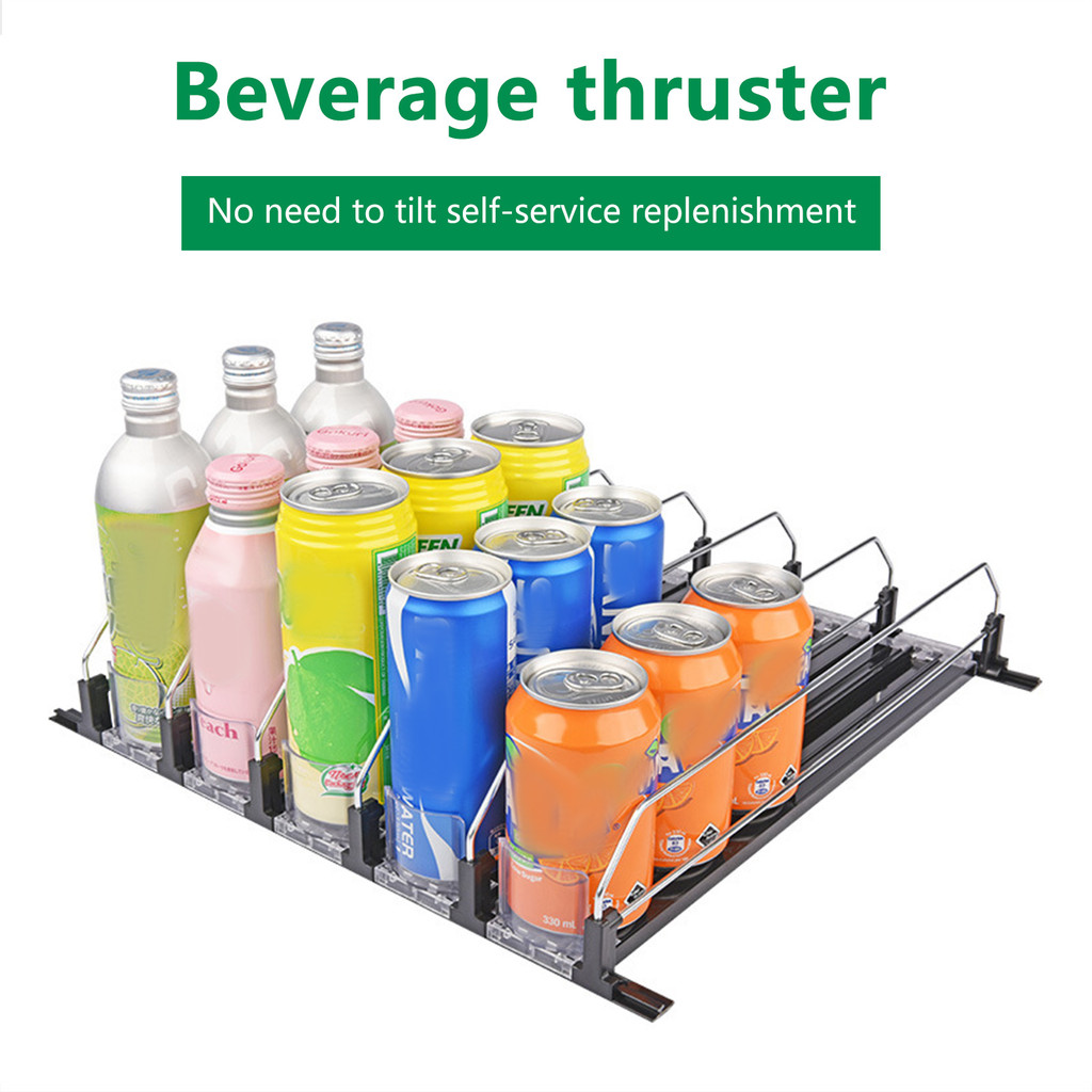 Automatic Beer Bottle Pusher Bracket Adjustable Width Soda Tank Bottle ...