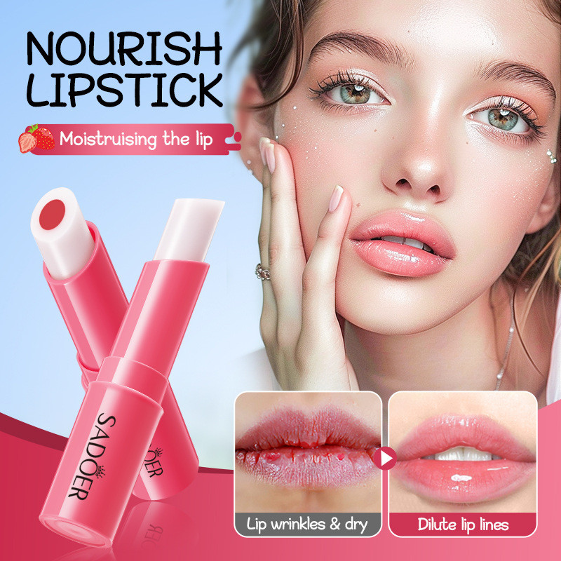 Strawberry Sandwich Lip Balm Moisturizing Color-changing Lipstick ...