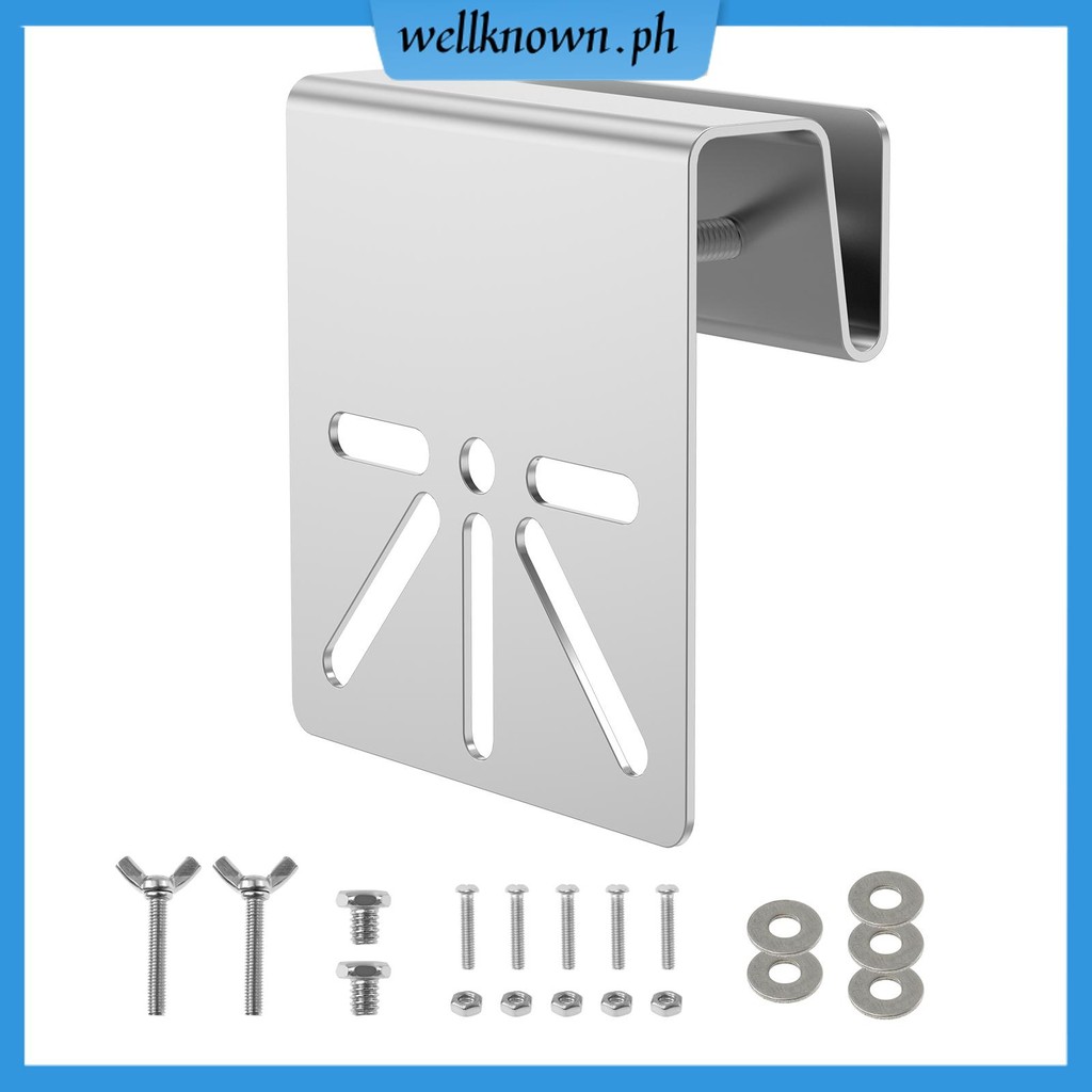 Stainless Steel Gutter Mount Bracket Holder Solar Security Camera Mount SHOPSKC1146 | Shopee ...