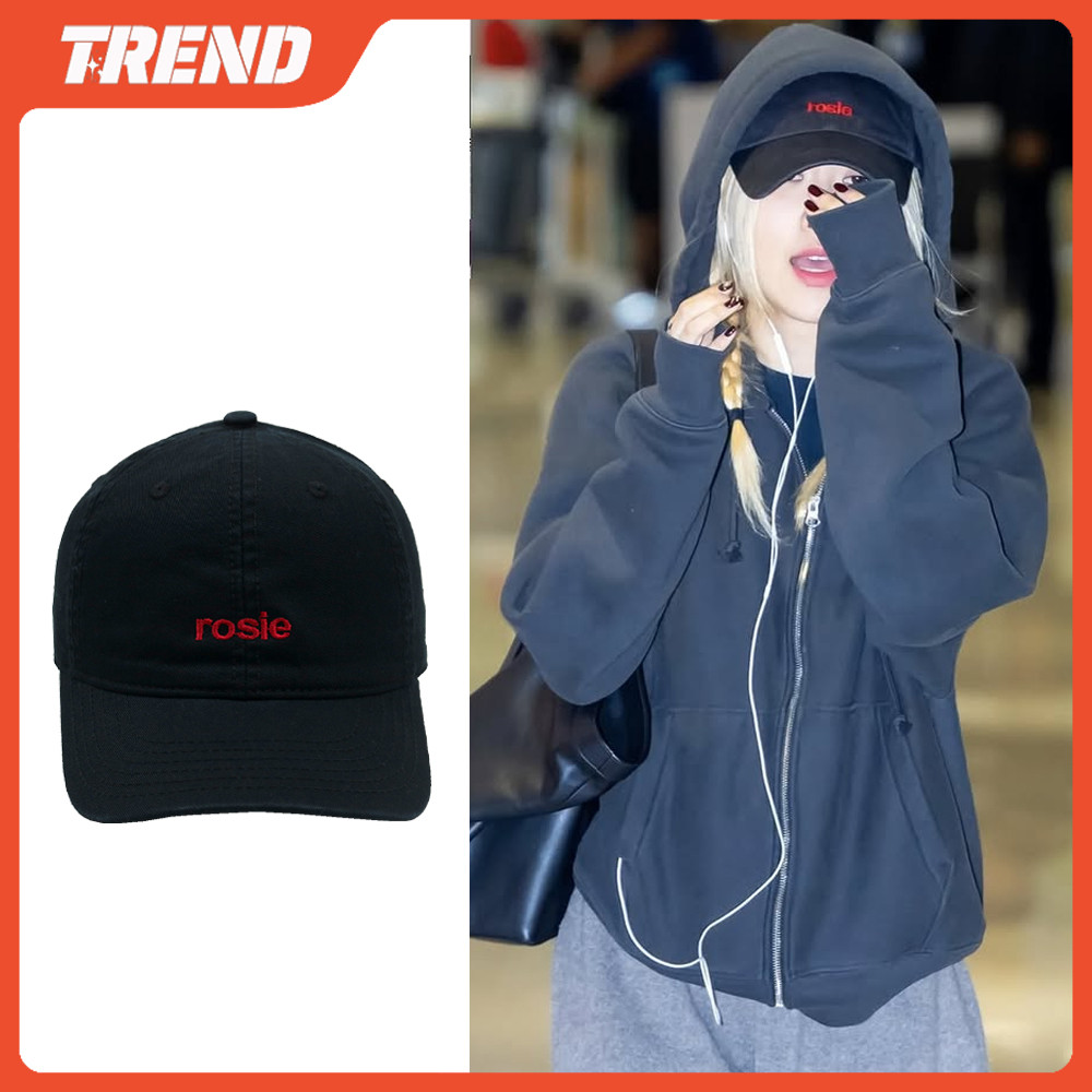 KPOP BLACKPINK ROSE ROSIE MERCH Embroidered Washed Baseball Hat Men's ...