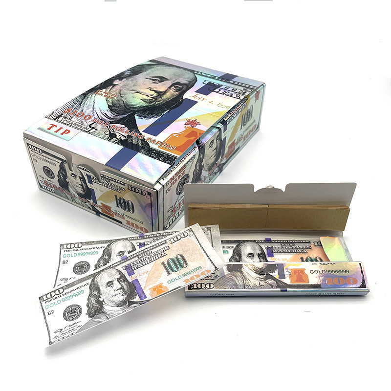 $100 Bill Design Craft Sheets | 110x44mm | Handmade Folding Kit (24+24 ...