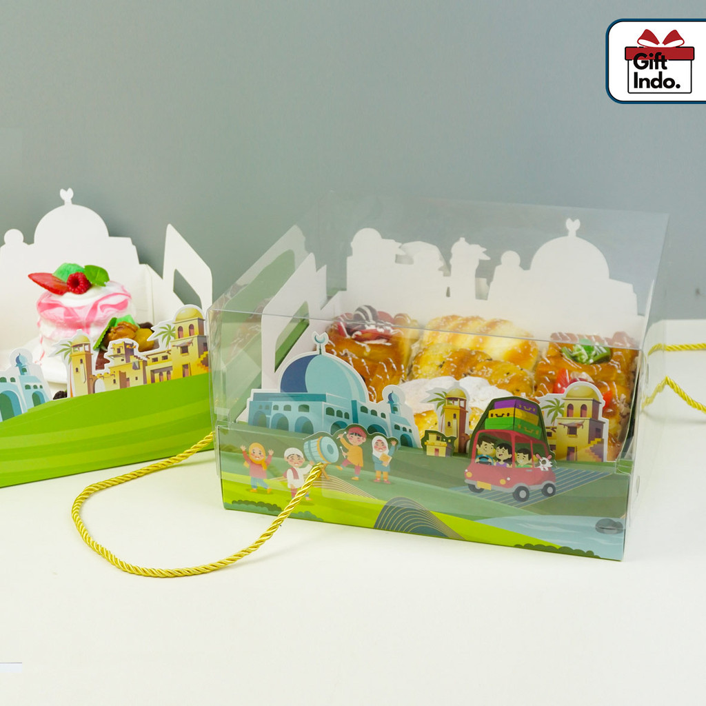 Eid Hampers Cake Box Eid Al-Fitr Dry Cake Box 28 x 28 cm Eid Al-Fitr ...