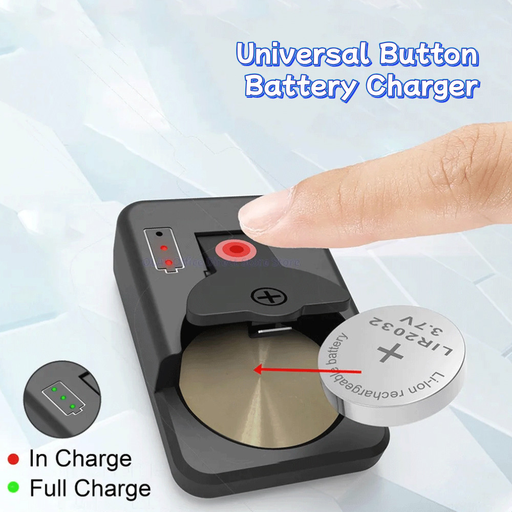 Universal Universal Coin Cell Charger LIR2032 2450 4.2V Portable ...