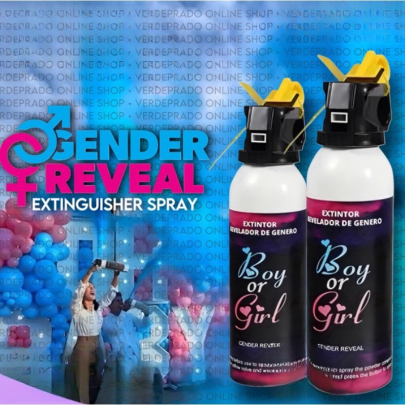 Gender Reveal Powder Color Smoke Spray Blaster | Shopee Philippines